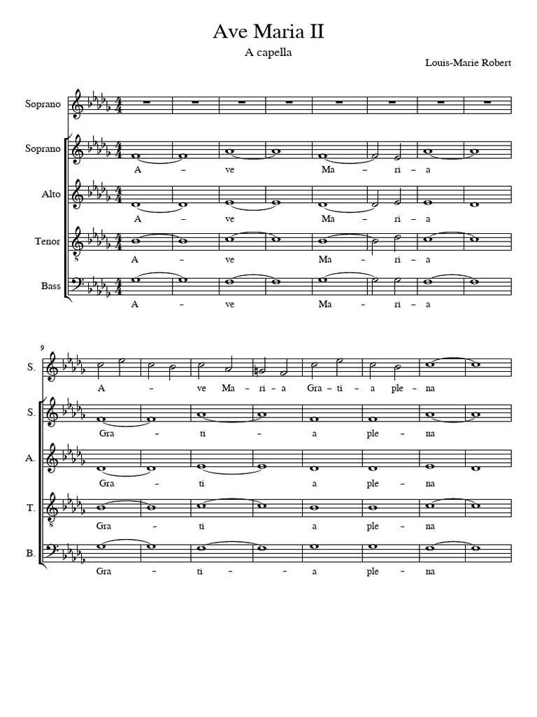 Ave Maria II | PDF