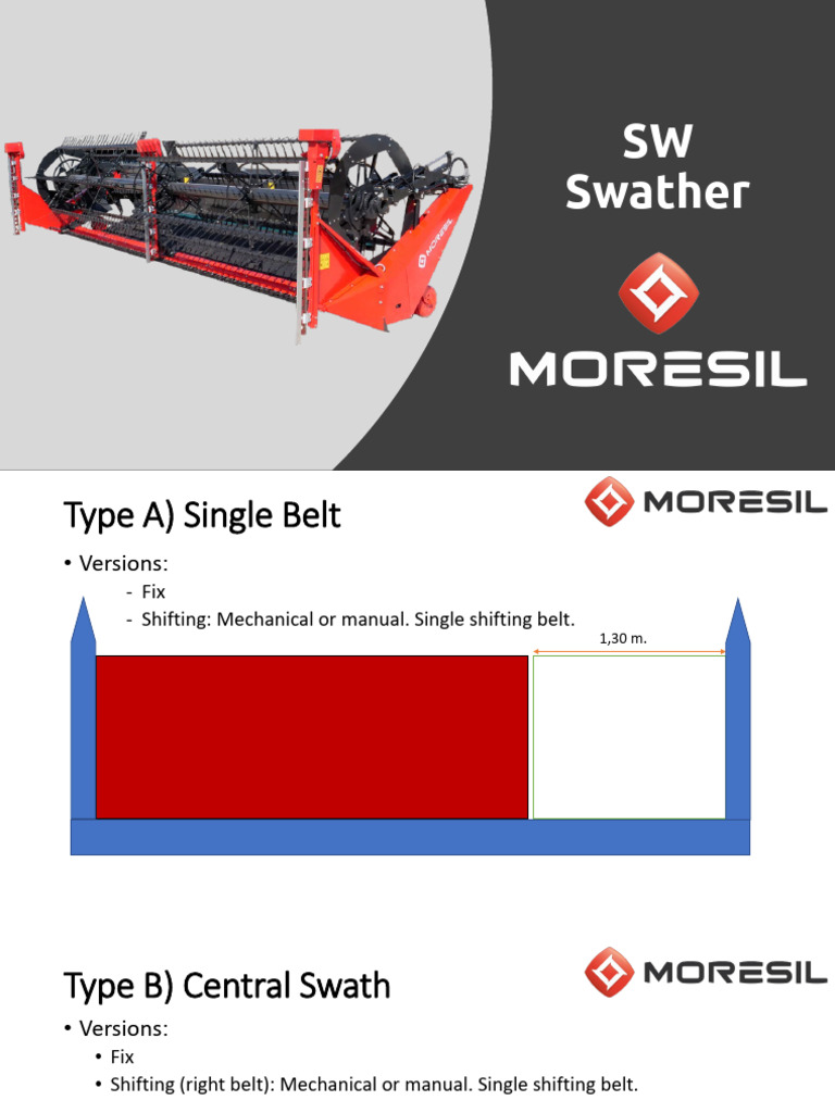 SW Swather - Explanation - EnG | PDF | Motor Vehicle | Land Vehicles