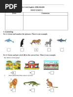 Body Parts - Animal (Grade 1) | PDF