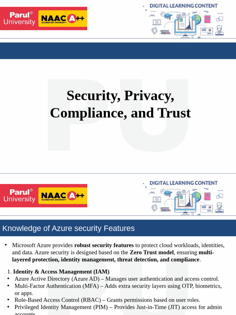 GCF (Azure) Unit-3 | PDF | Authentication | Microsoft Azure