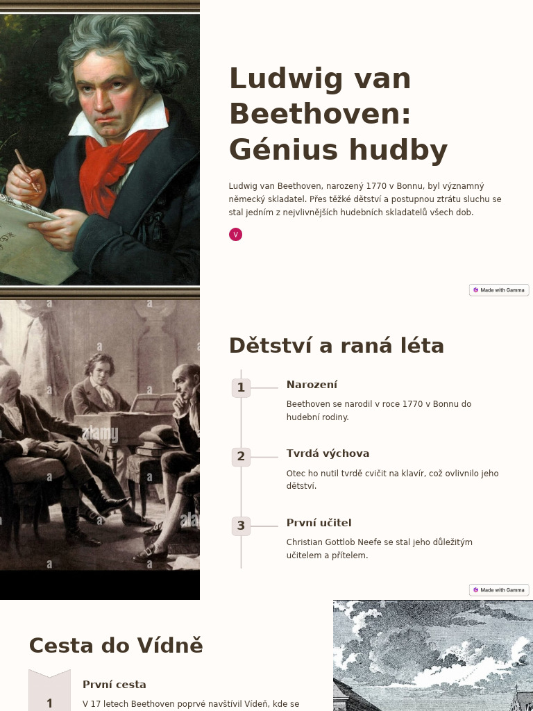 Ludwig Van Beethoven Genius Hudby | PDF