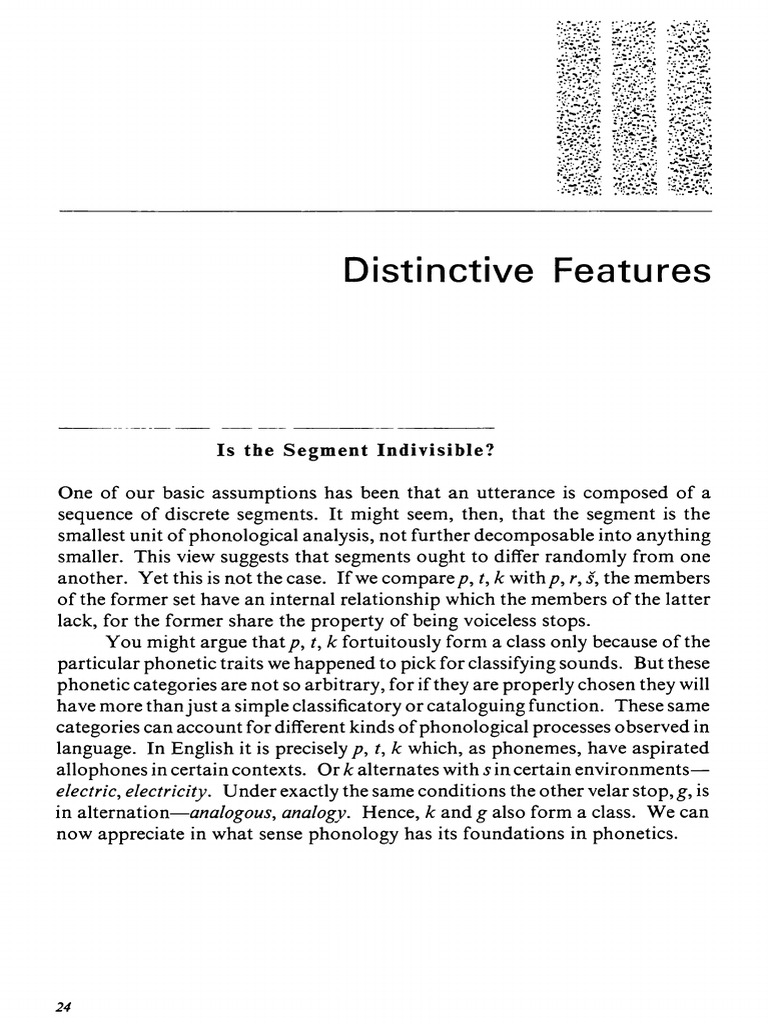 Schane - 1973 - Distinctive Features 24-34 | PDF