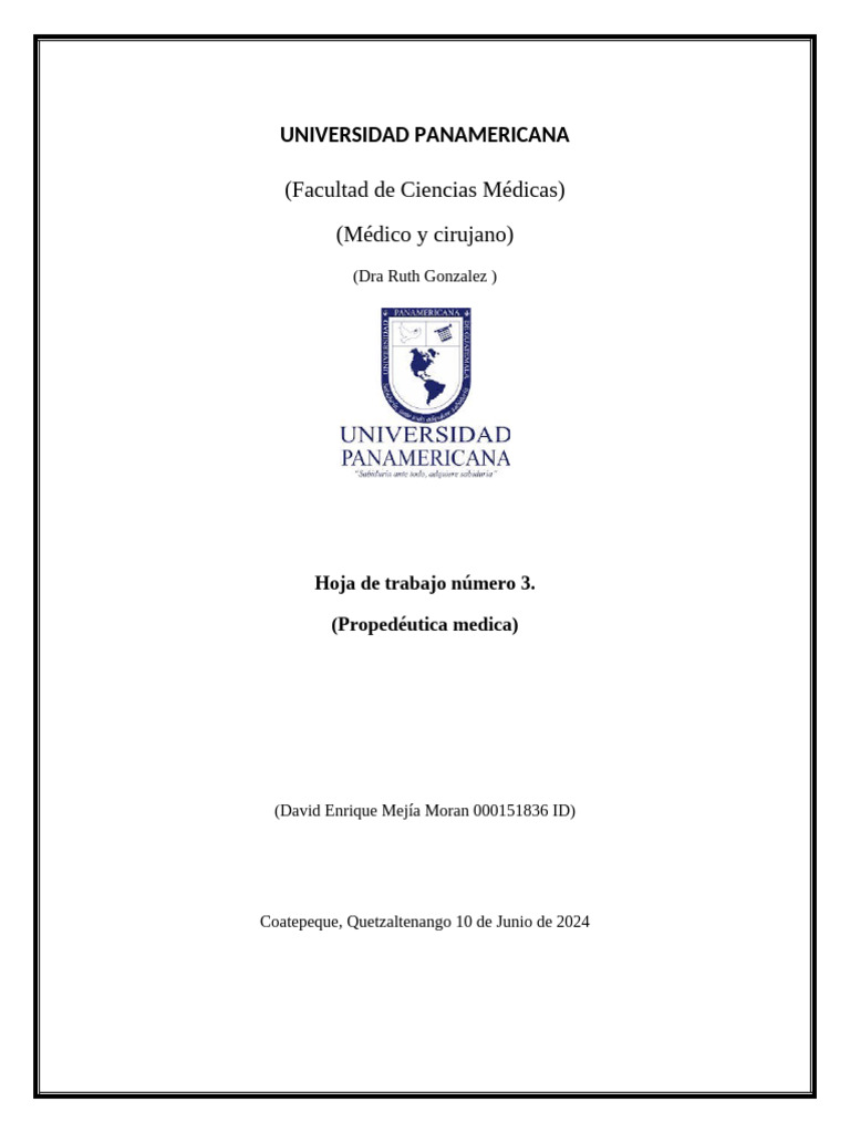 Hoja de Trabajo 3, Propedeutica. | PDF | Bilis | Glándula suprarrenal