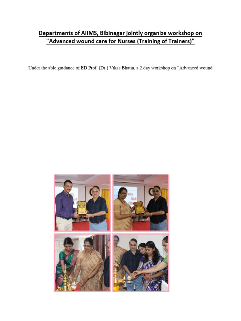Advanced Wound Care Workshop for Nurses | PDF
