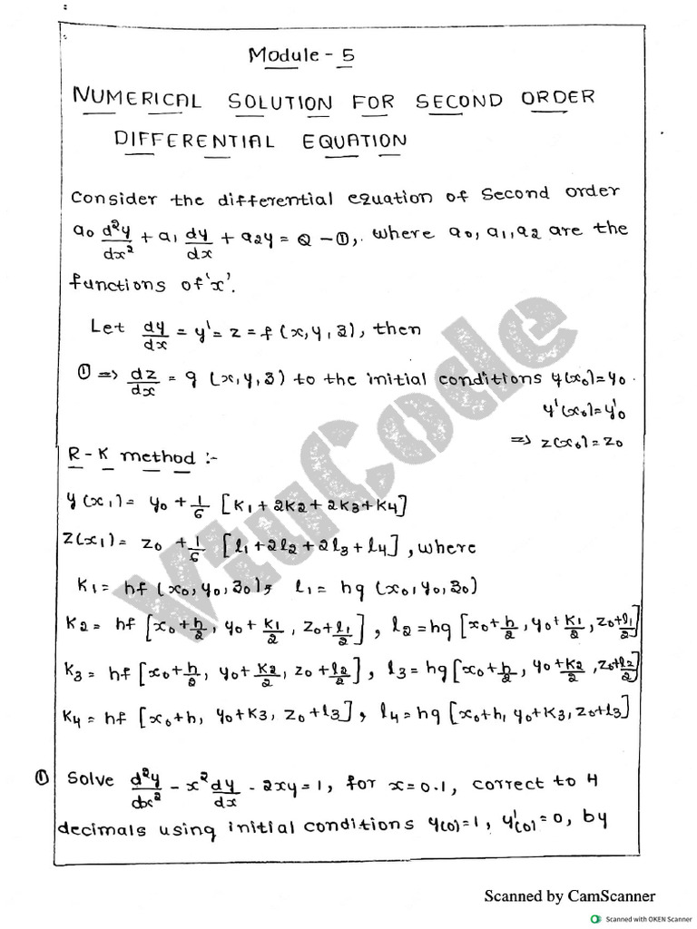 @vtucode - Com Module 5 2021 Scheme 21MAT31 - Watermark | PDF