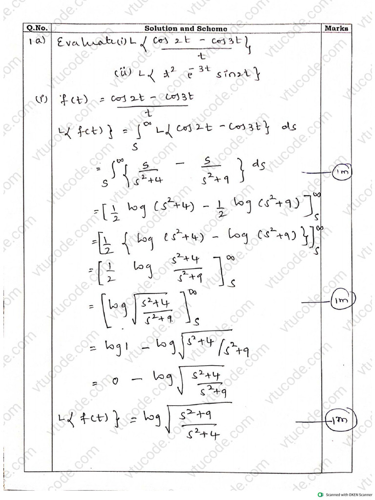 @vtucode - Com Set 1 Solution 21MAT31 | PDF
