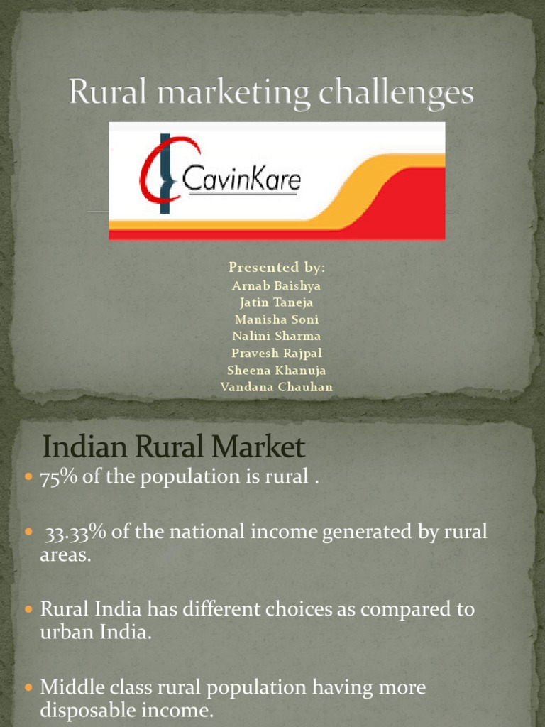 Rural Marketing Challenges | PDF | Brand | Shampoo