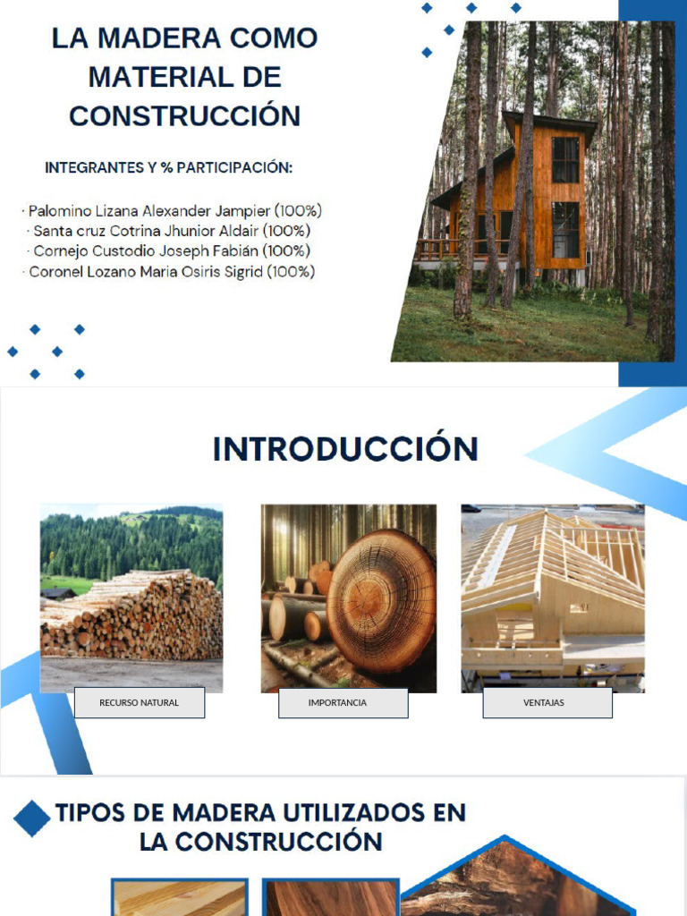 La Madera Como Material de Construcicon | PDF