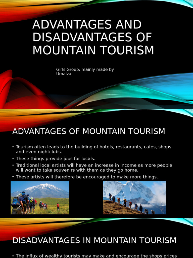 Mountain Tourism: Pros and Cons | PDF | Tourism
