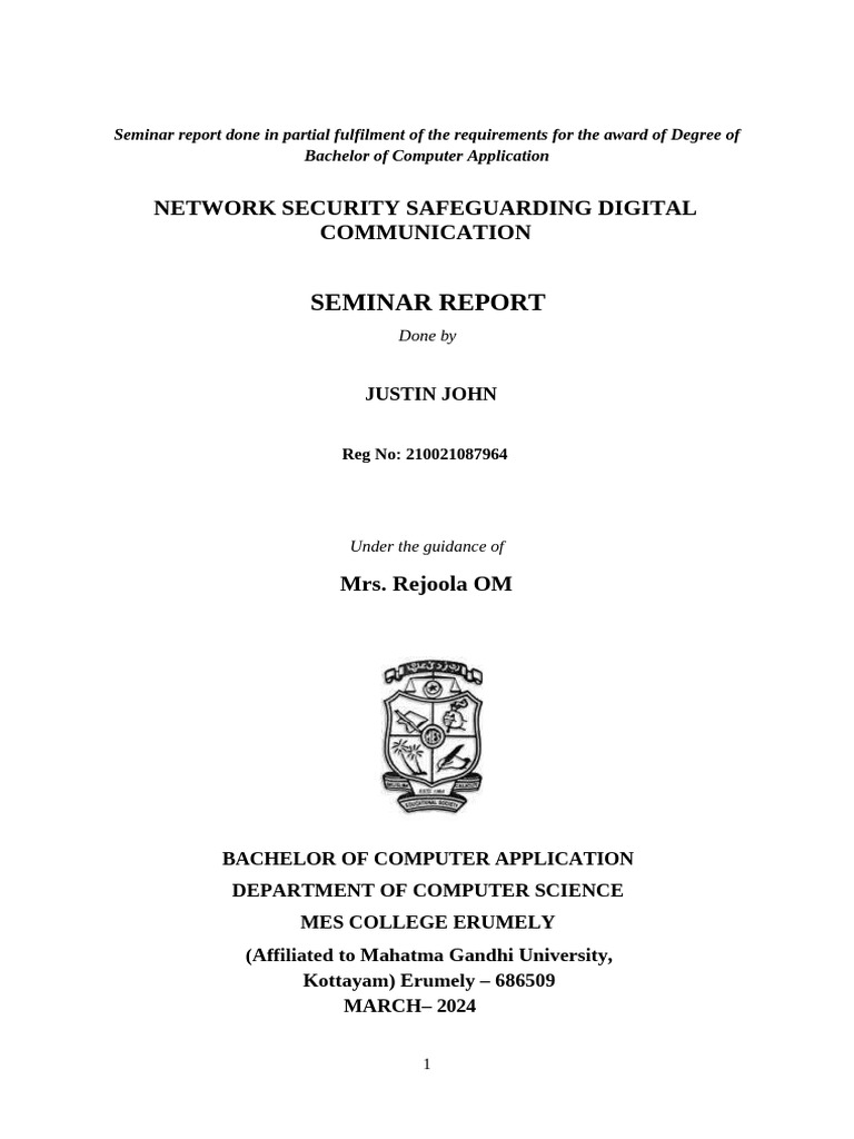 Network Security Safeguarding Digital Communication | PDF | Quantum ...