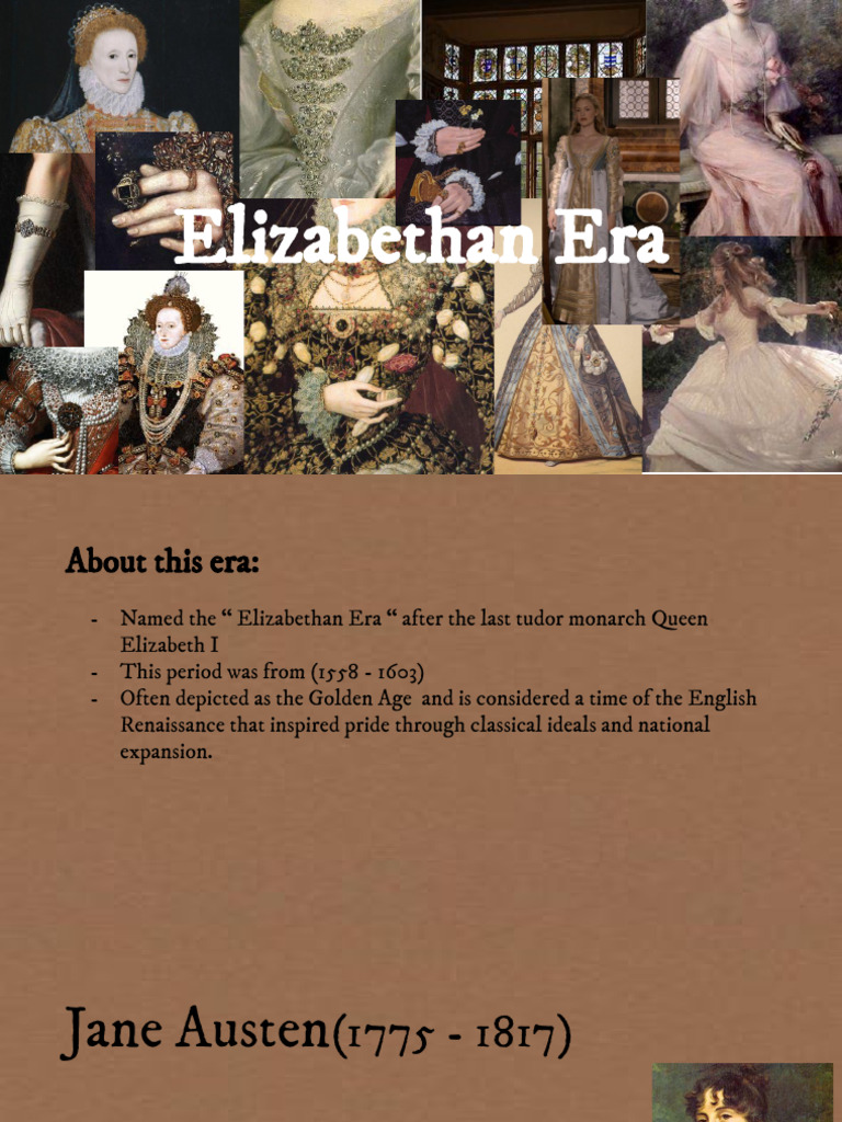 Elizabethan Era Literature | PDF