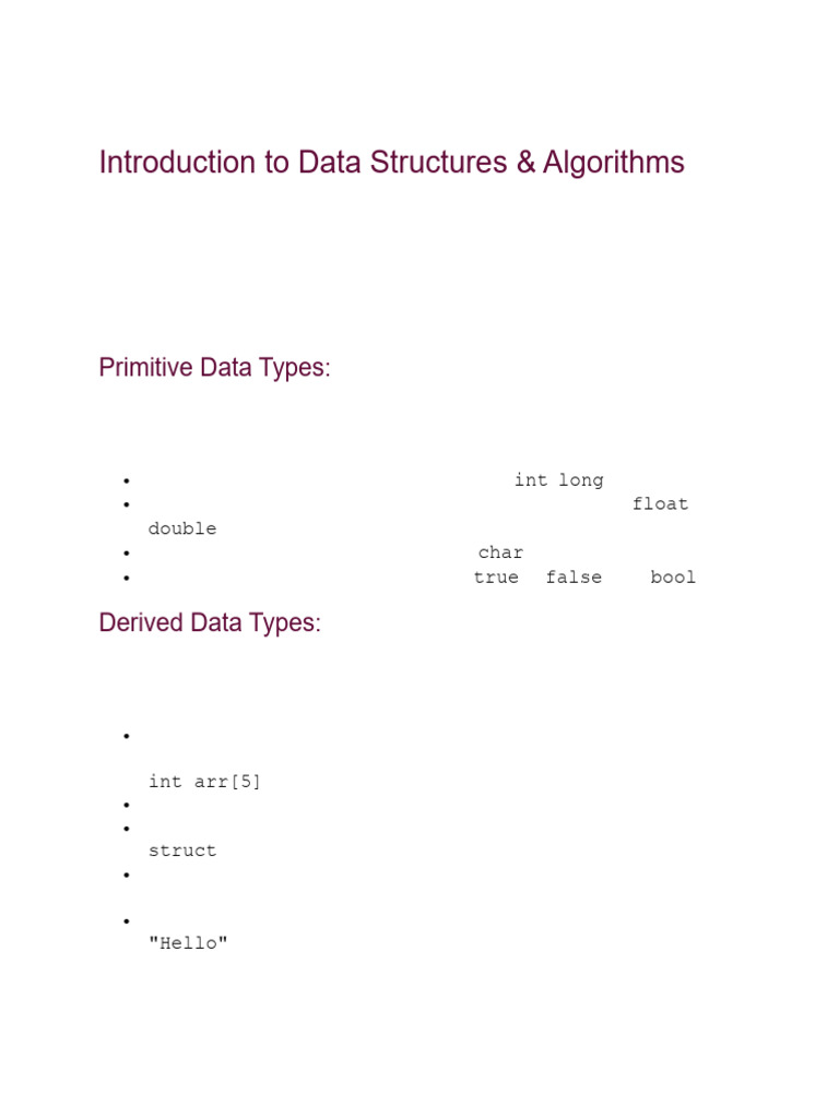 DSA Unit-1 | PDF | Queue (Abstract Data Type) | Data Type