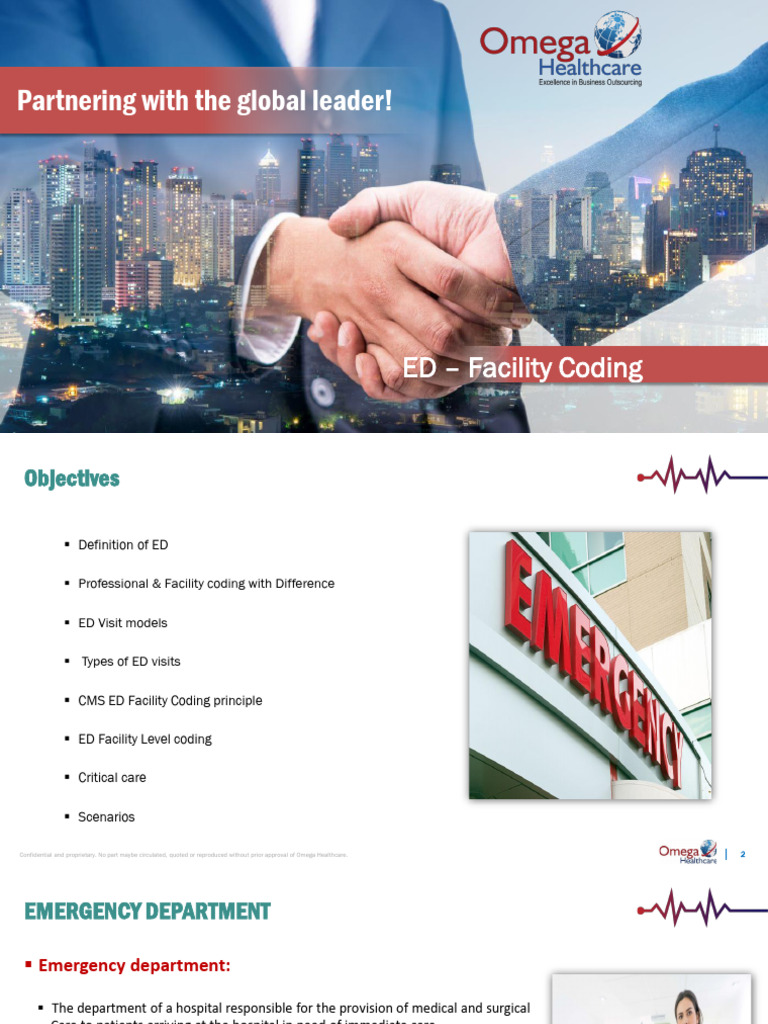ED - Facility Coding - Updated | PDF | Emergency Department | Hospital