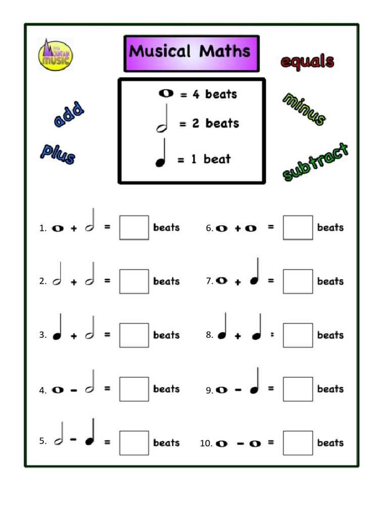 Music Maths | PDF