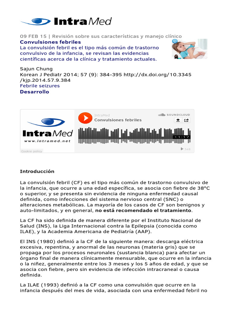 Convulsión Febril - k j Peds - 14 | PDF | Epilepsia | Meningitis