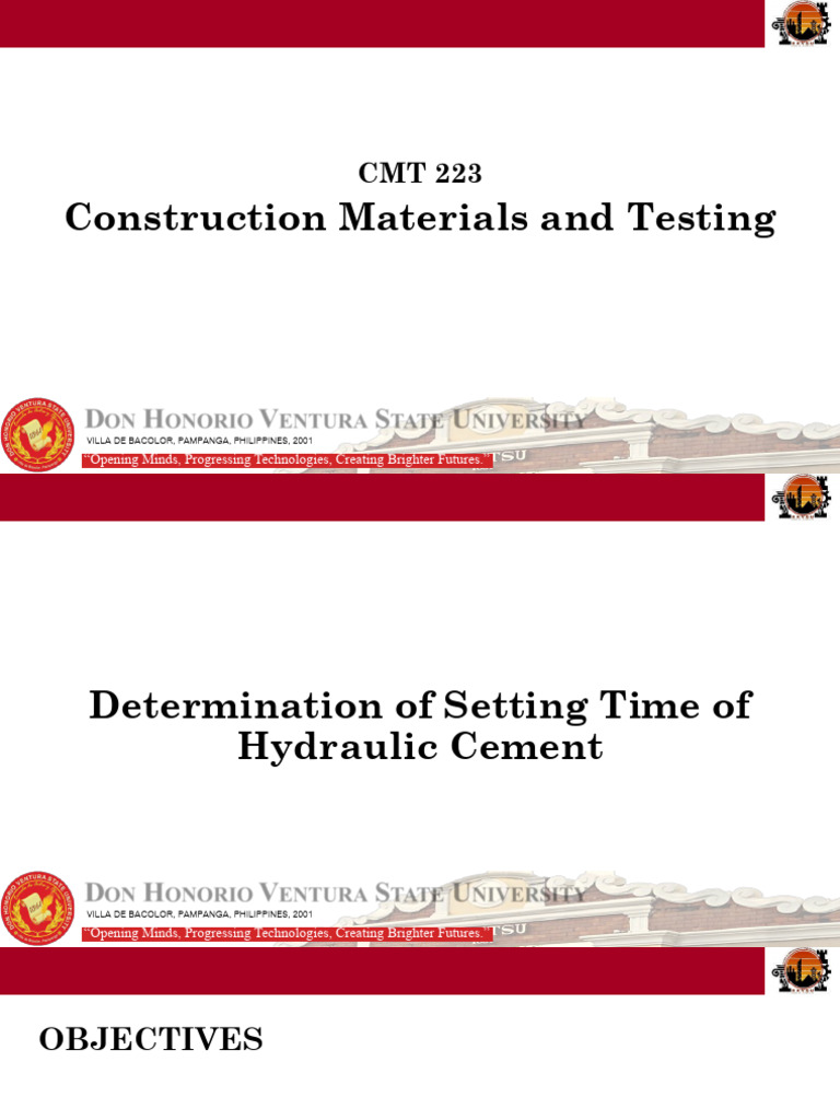 CMT-Module-6-PPT | PDF | Cement | Concrete