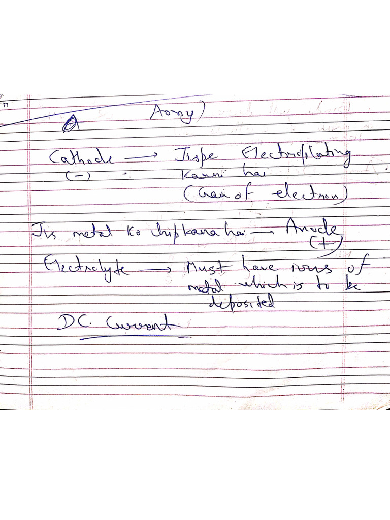 Electrolysis Basics | PDF