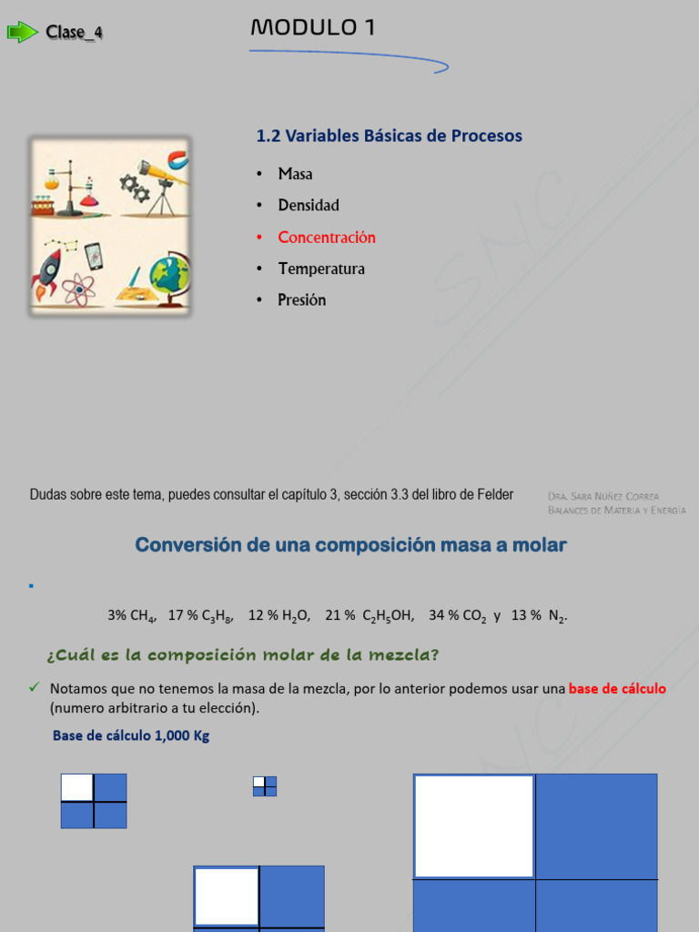 Conversión de Composición Masa a Molar | PDF | Benceno | Mole (Unidad)
