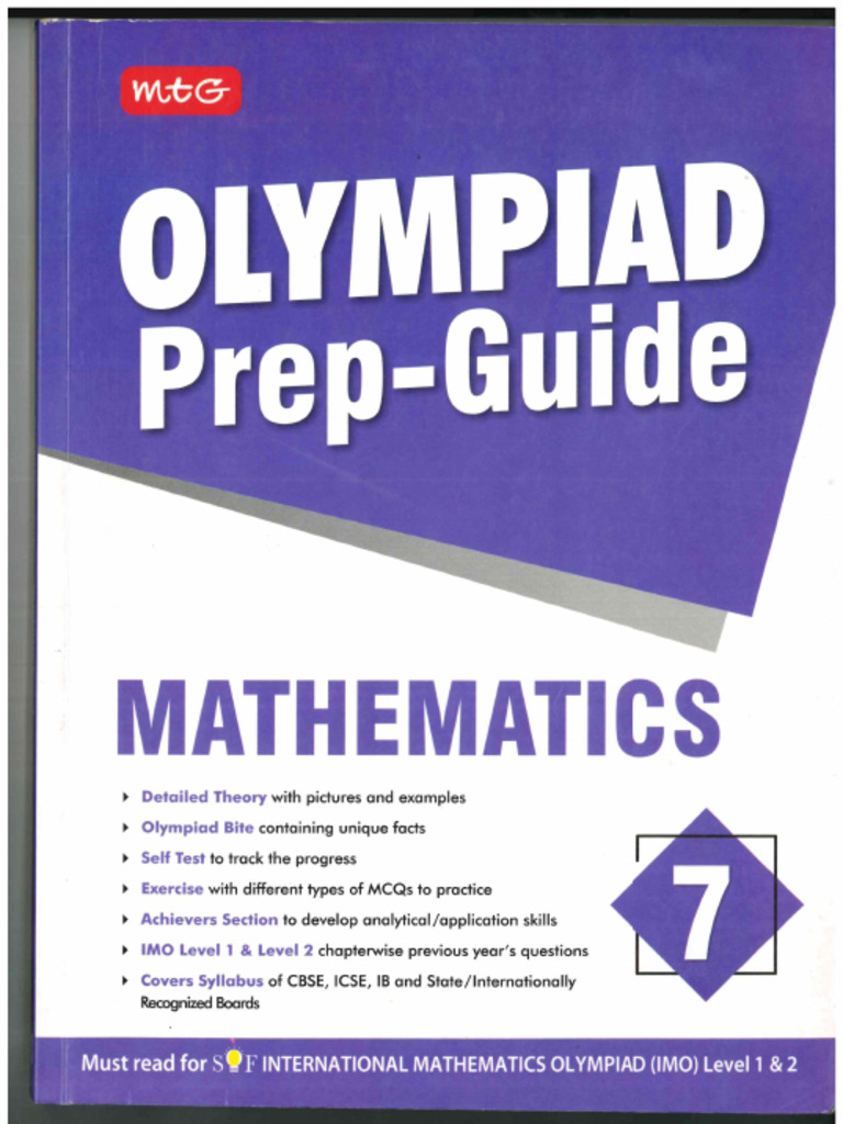 Grade 7 Olympiad Prep Guides Triangles and Its Properties | PDF