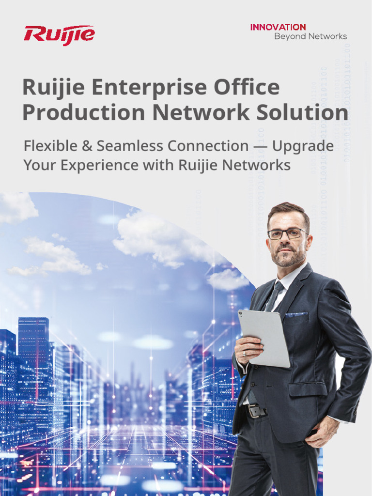 Ruijie Enterprise Office Network Solutions | PDF | Computer Network | Cloud Computing