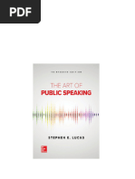 (Ebook PDF) The Art of Public Speaking 13th Edition by Stephen Lucas ...