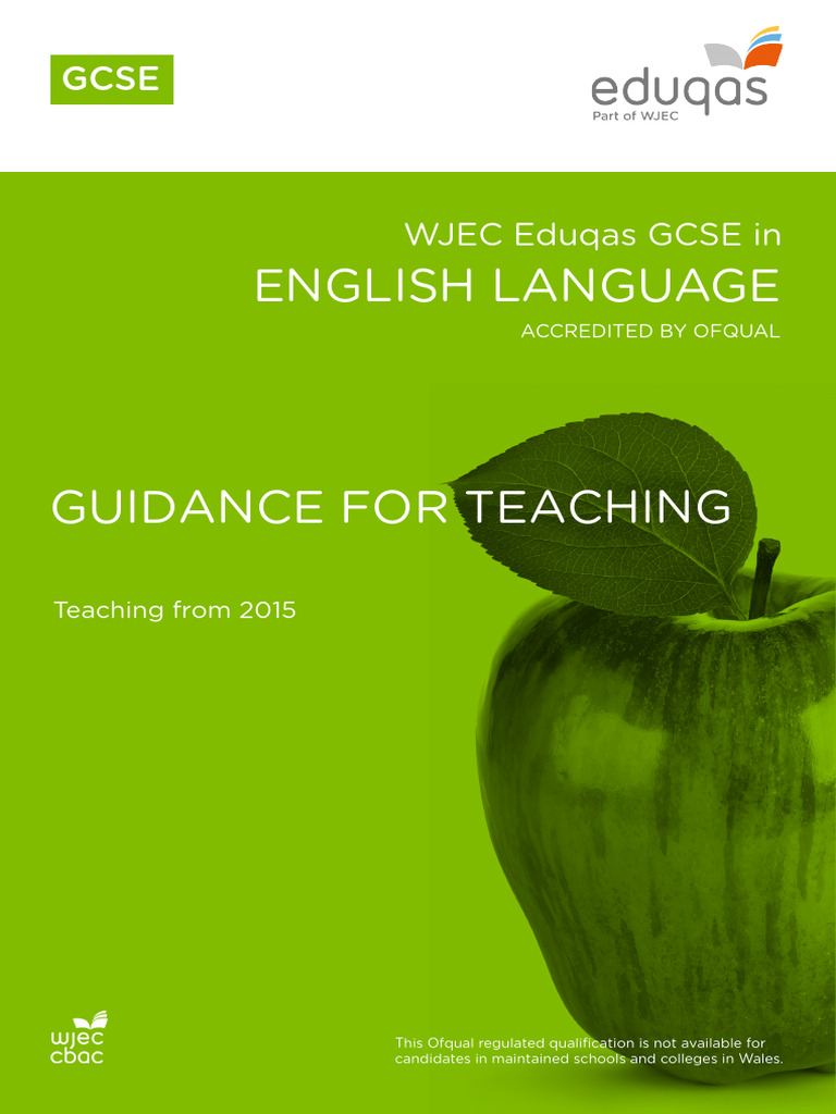WJEC Eduqas GCSE English Language Guide | PDF | Human Communication