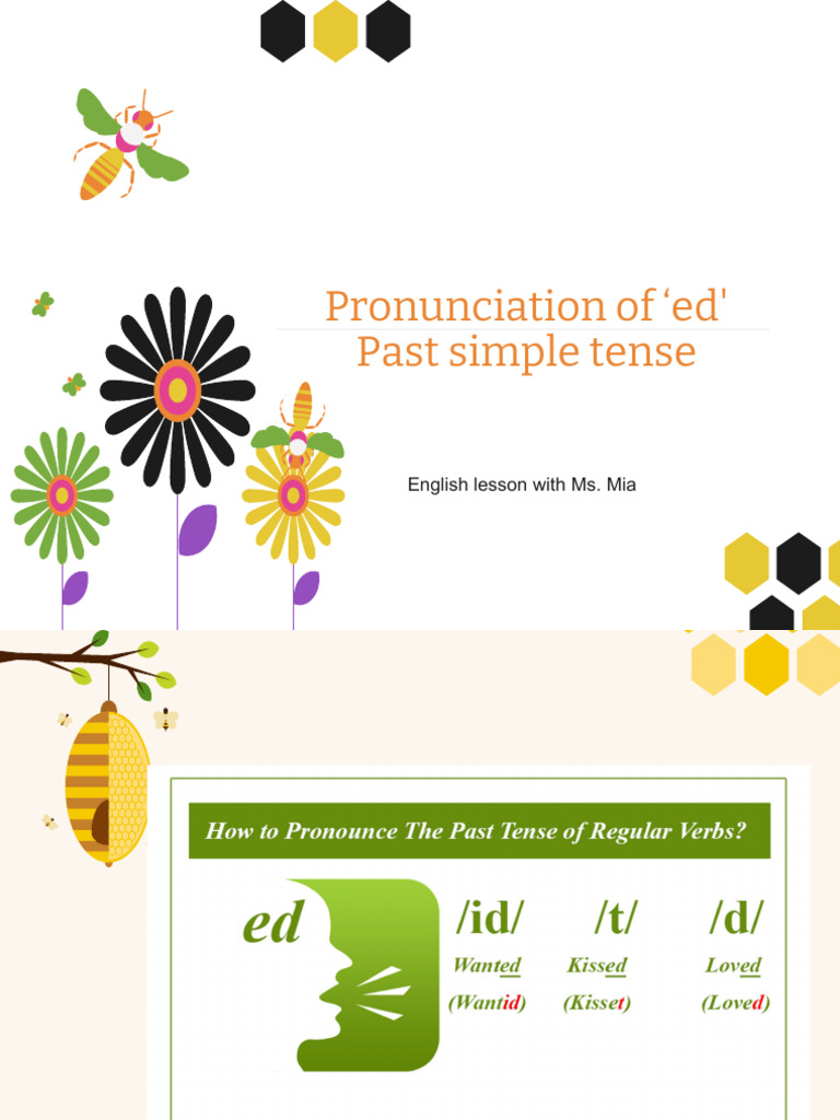Pronouncing -ed Endings in English | PDF