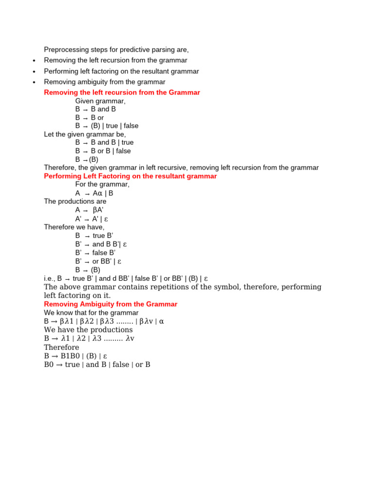 Preprocessing Steps | PDF