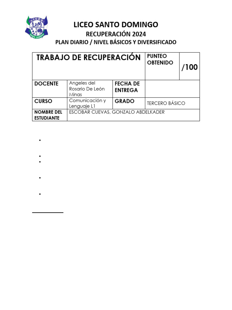 R Escobarcuevas CL1 | PDF