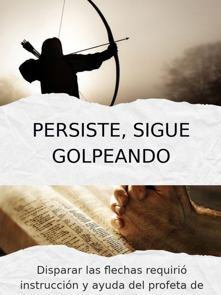 Disparar Flechas: Fe y Oportunidad | PDF