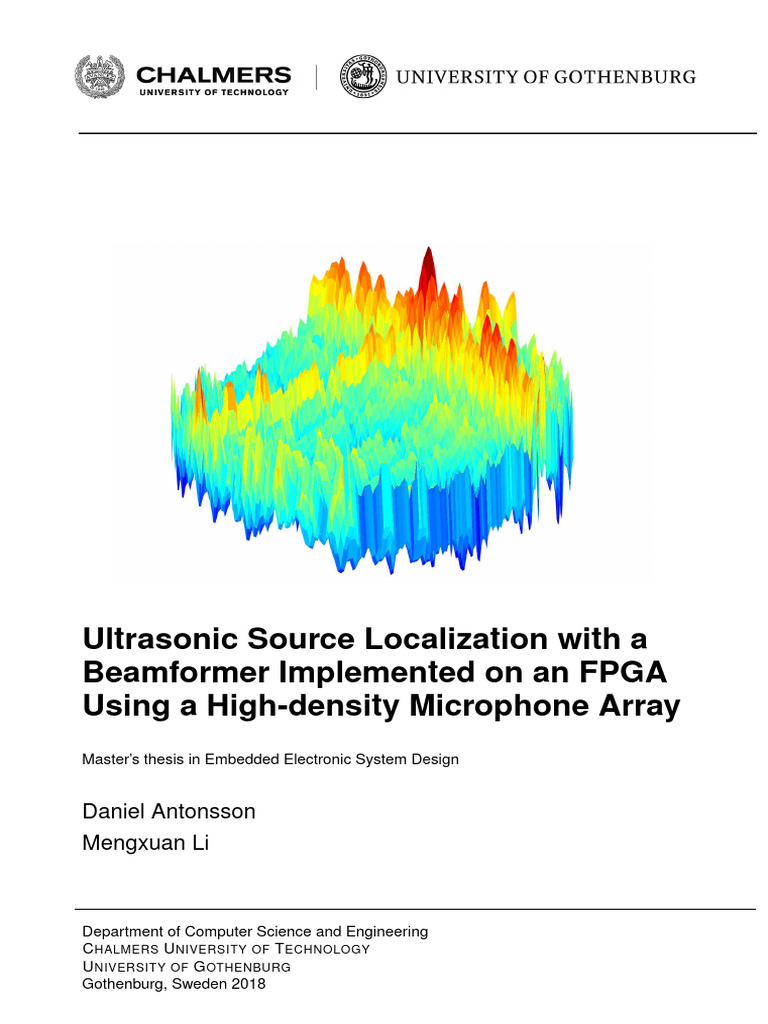 Ultrasonic Source Localization With A Beamformer Implemented On An Fpga Using A High Density ...