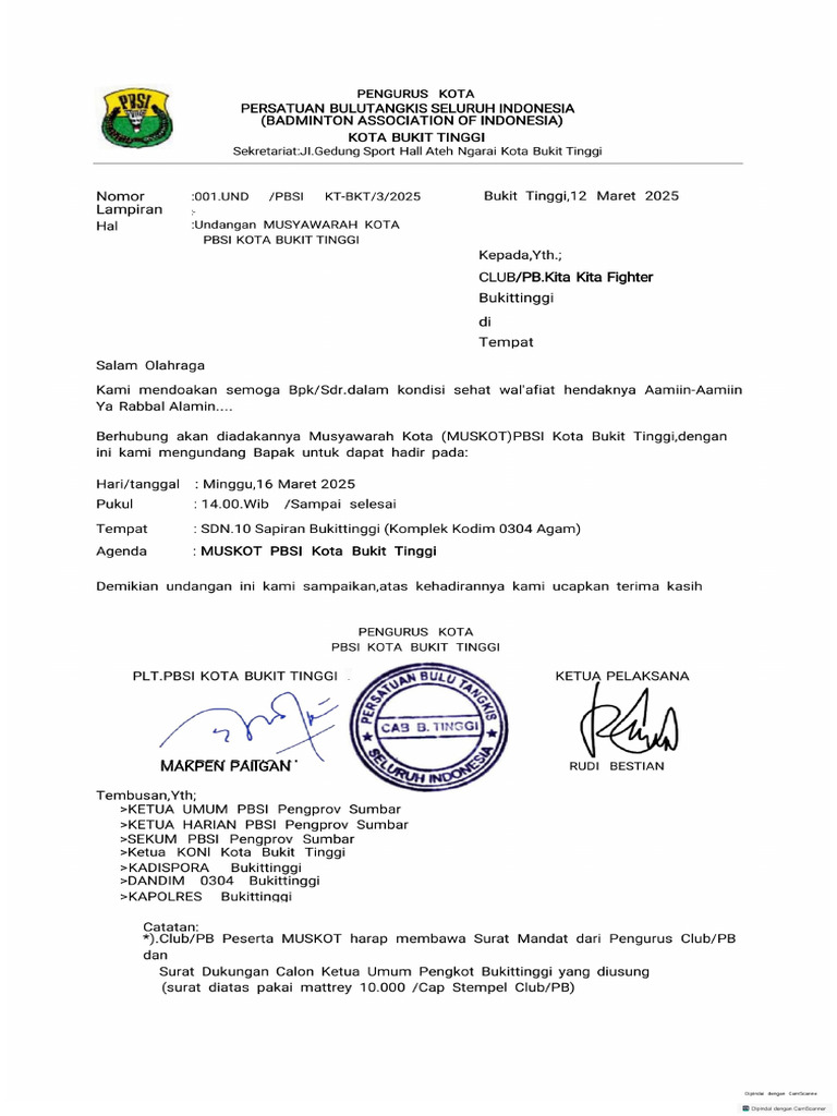 Finish Undangan Muskot ke CLUB KKF(1) | PDF