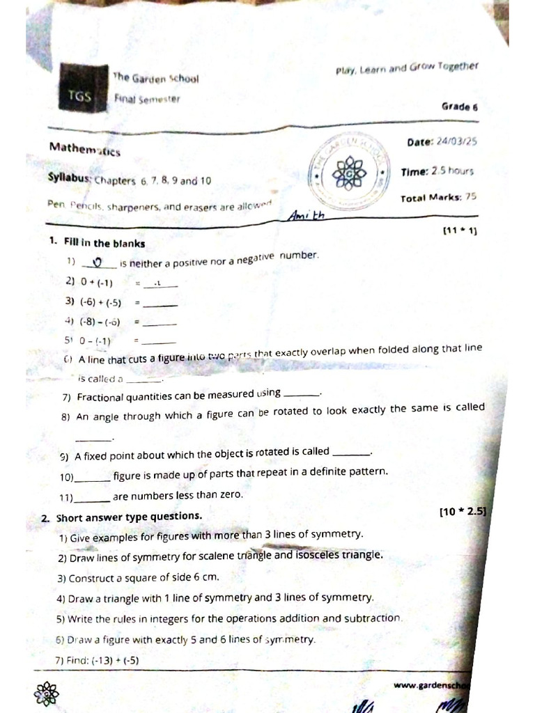 Maths qp | PDF
