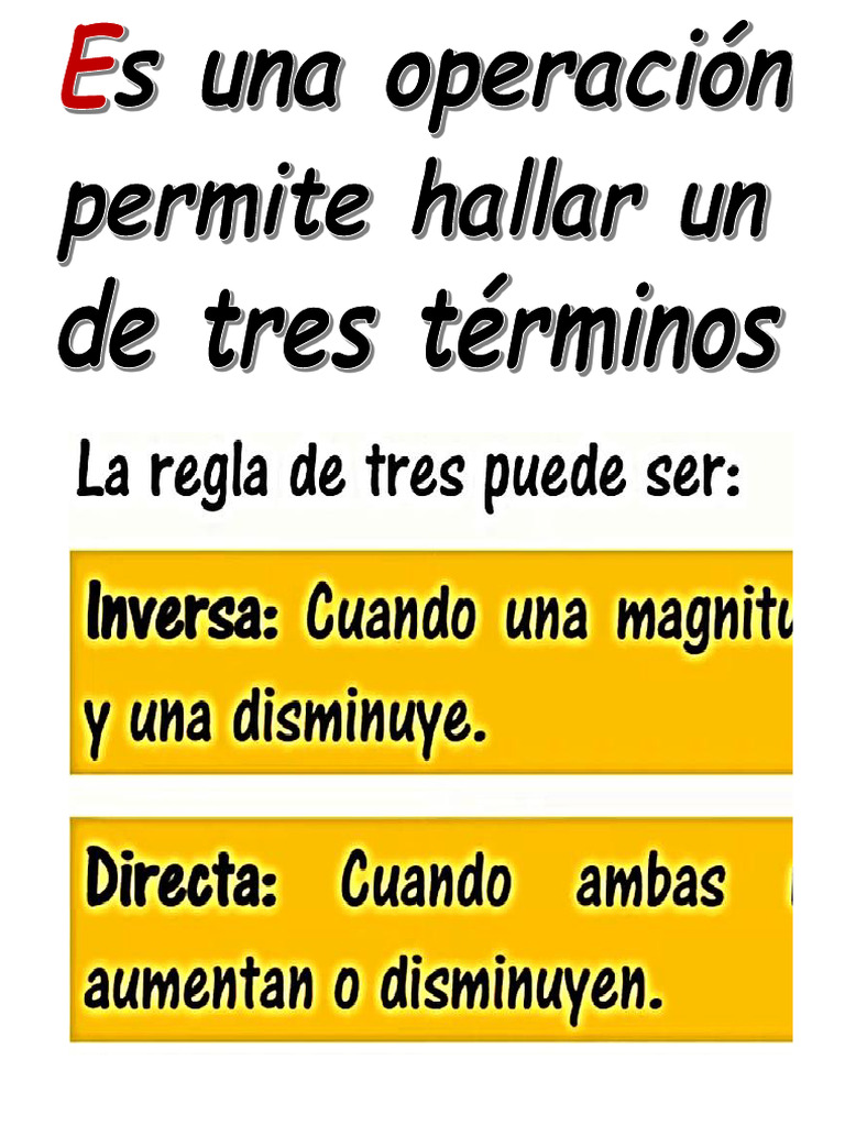 Operación para Hallar Valores Desconocidos | PDF