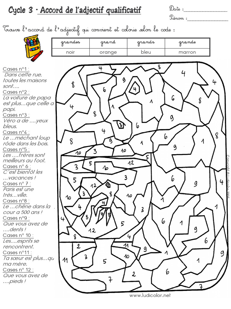 Coloriage Magique 1 | PDF