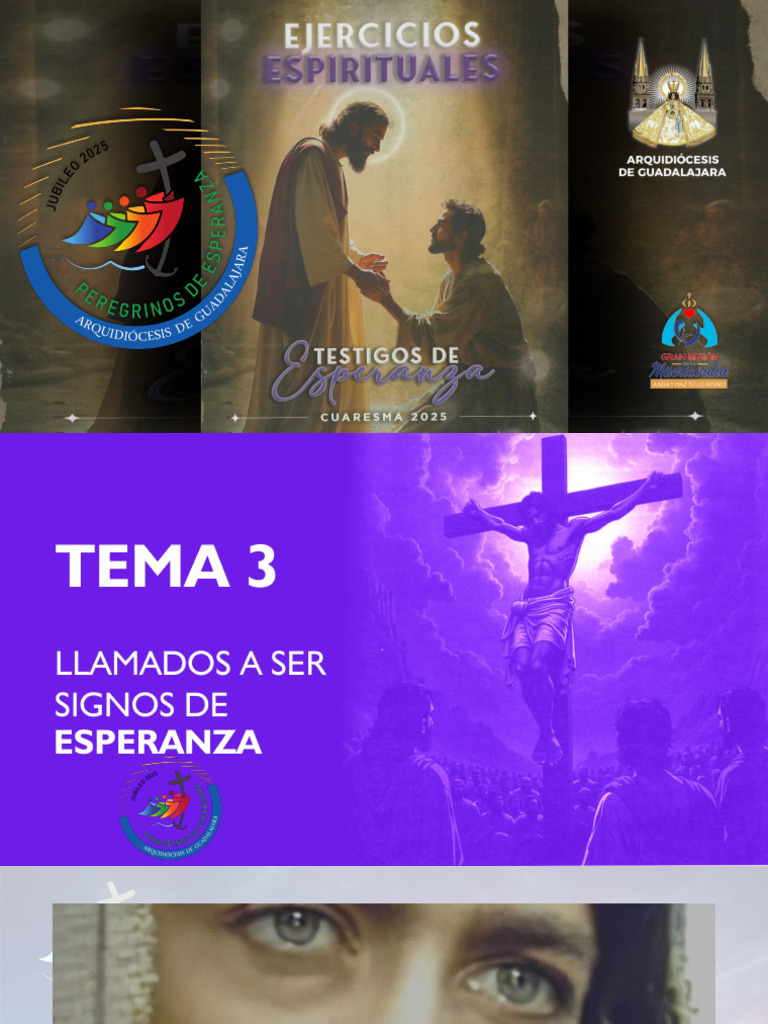Tema 3 Llamados A Ser Signos de Esperanza | PDF | Jesús | Amor