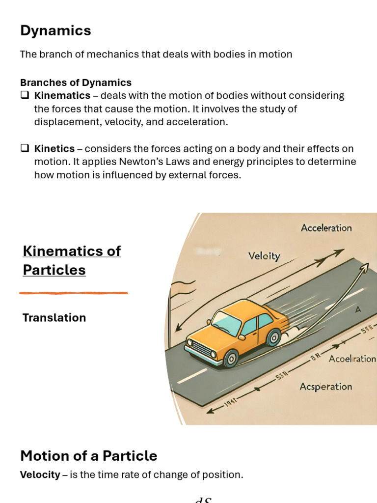 Understanding Dynamics: Motion and Forces | PDF | Acceleration ...