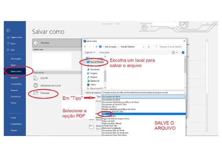 TUTORIAL_DE_COMO_SALVAR_EM_PDF | PDF