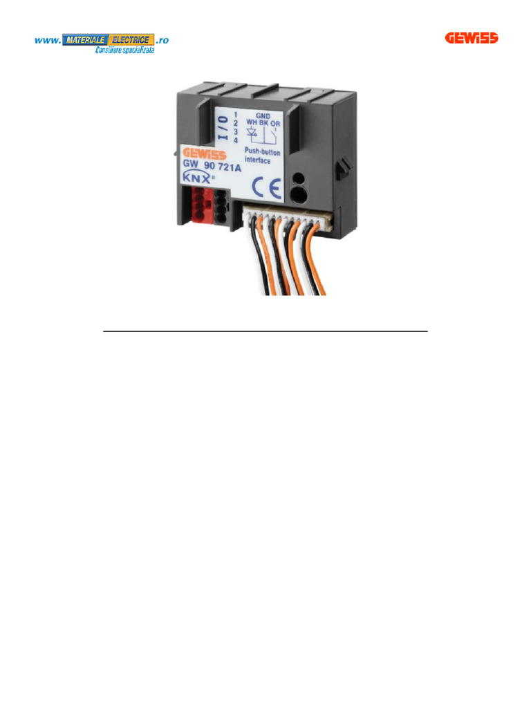 4 Channels KNX Contacts Interface - KNX | PDF