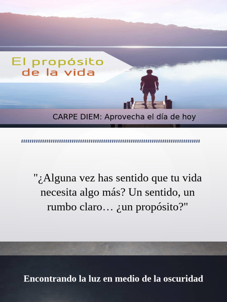 Propósito de Vida | PDF | Ciencias del comportamiento | Sicología