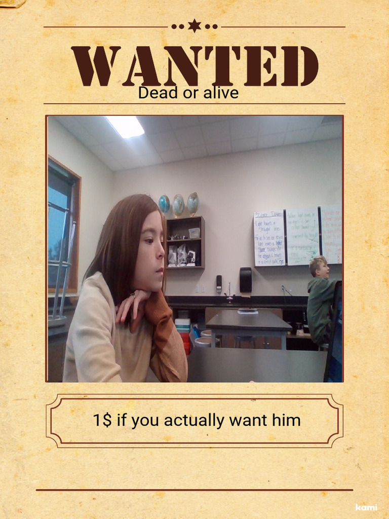 Wanted Poster Template | PDF