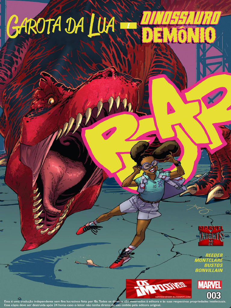 Garota Da Lua e Dinossauro Demônio #03 | PDF