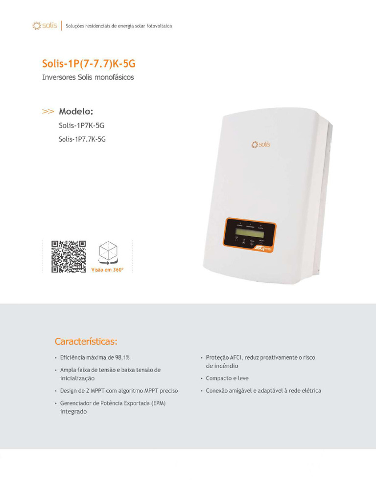 Certificado Conformidade Solis 7.7K | PDF