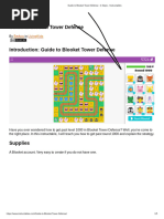 Blooket Tower Defense Strategy Guide | PDF