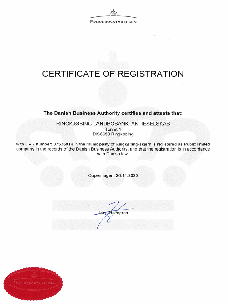 Certificate of Registration 2020!11!25 | PDF