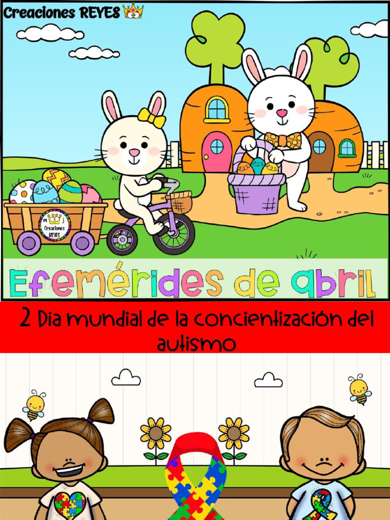 ??EFEMÉRIDES DE ABRIL-CREACIONES REYES | PDF