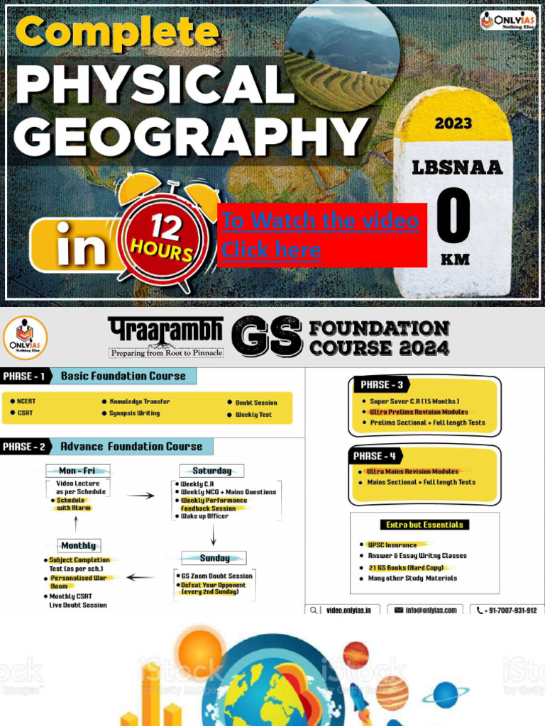 Revise Complete Physical Geography in 12 Hours | PDF | Igneous Rock ...