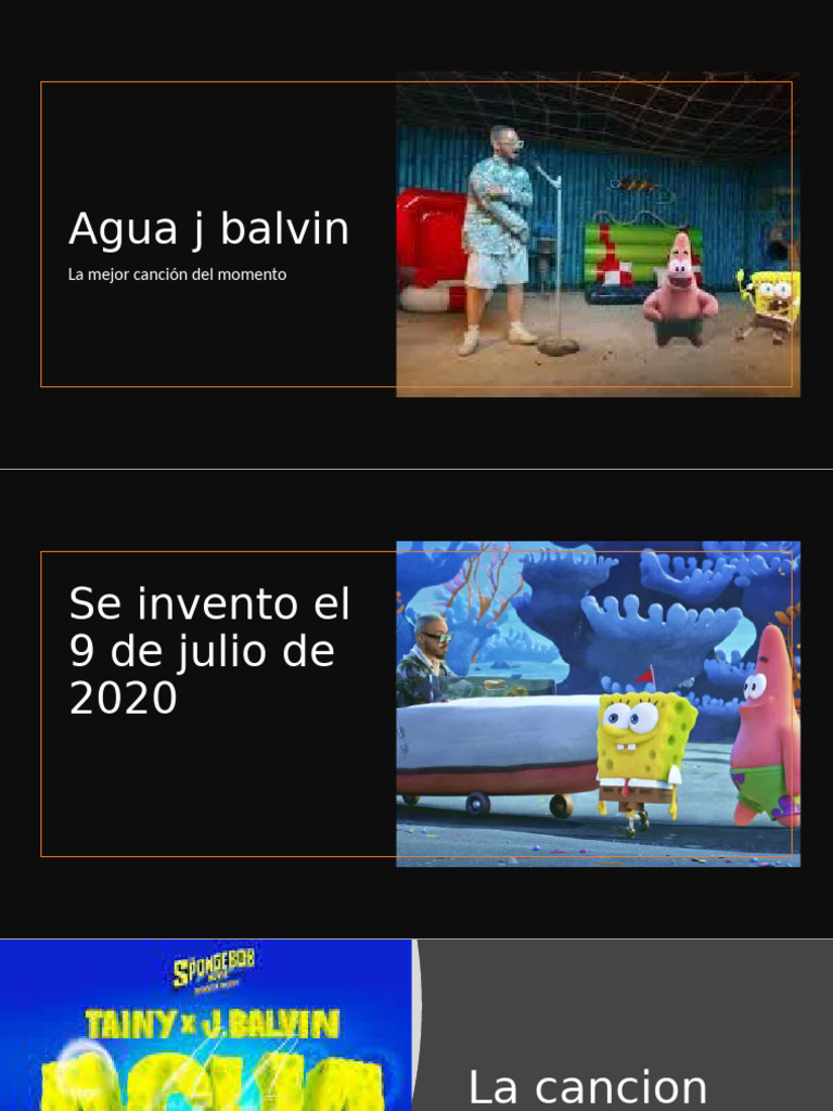 Agua J Balvin (Benja) | PDF