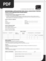 FNPF Education Assistance Form | PDF | Tuition Payments | Fee