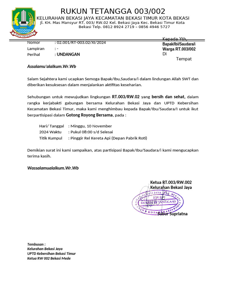 02 001 Undangan | PDF